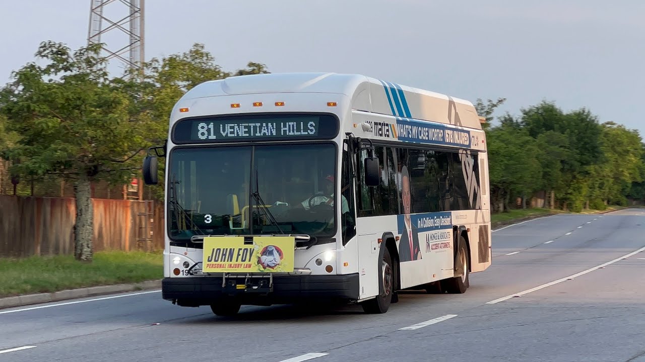MARTA 2018-19 Gillig Advantage BRT Plus 35’ 1909 on Route 81 - YouTube