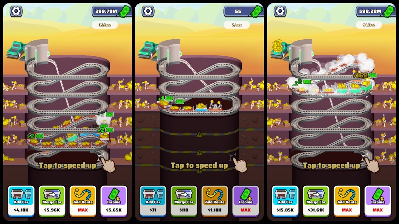 Speed Minecart Game All Mobile Video Gameplay - YouTube