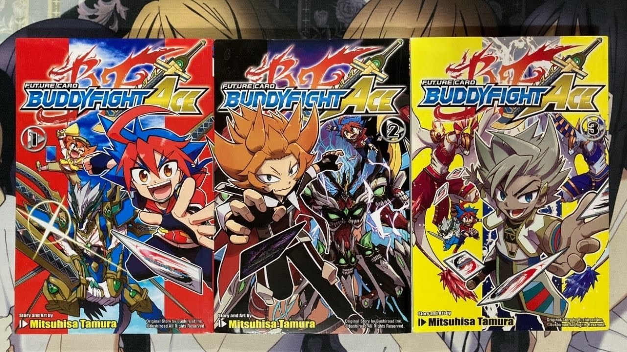 My Future Card Buddyfight Ace Manga Collection Volumes 1-3 - YouTube