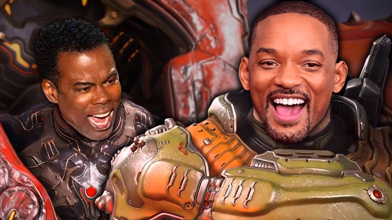 Will Smith Blood Punches Chris Rock - YouTube