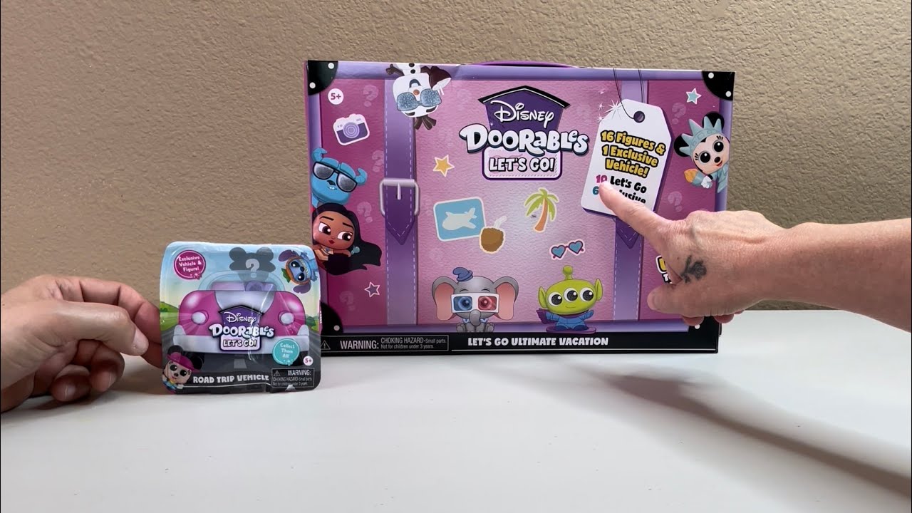 Unboxing Disney Doorables Let’s Go Ultimate Vacation box - YouTube