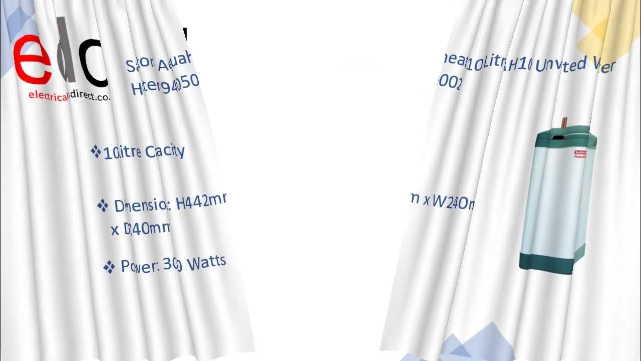 Santon Aquaheat 10L AH10: Reliable Unvented Water Heater Solution! - YouTube