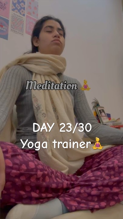 DAY23/30(30days challenge) |mini vlog #30daychalleng #minivlog #dailyvlog #yoga #viralvideo # ...
