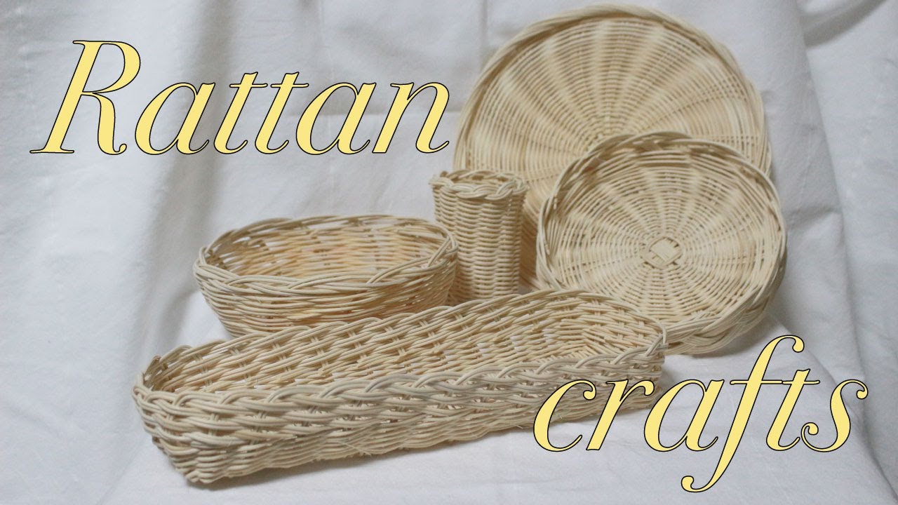 라탄 공예 250g으로 소품 몇 개 만들 수 있을까? / Rattan Crafts 2mm 250g - YouTube