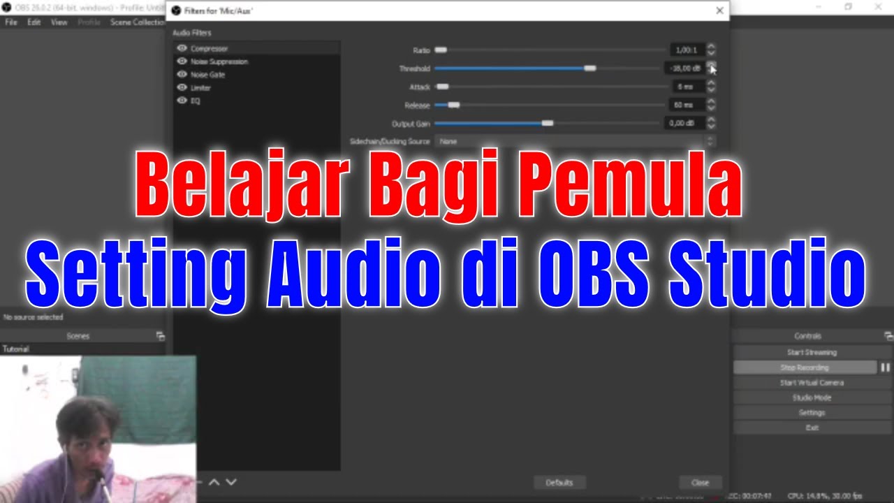 Belajar Setting Filter Audio pada OBS Studio - YouTube