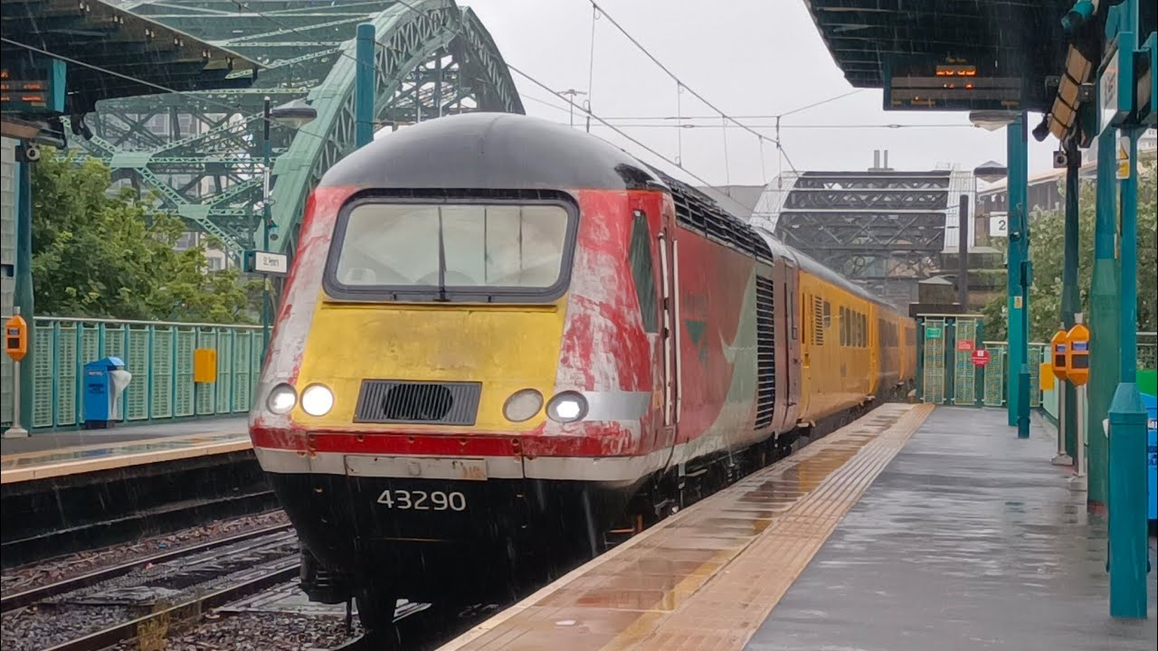 Network Rail NMT Class 43290/251 HST Pass St Peter's - YouTube