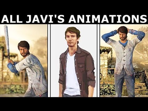 All Javi's Animations, Voices & Outfits - The Walking Dead: The ...