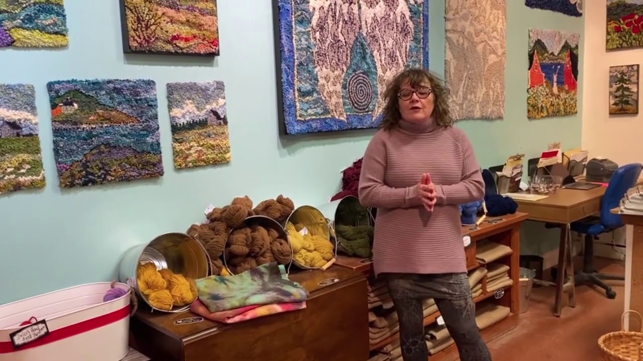 Deanne Fitzpatrick Rug Hooking Studio and Online Learning - YouTube