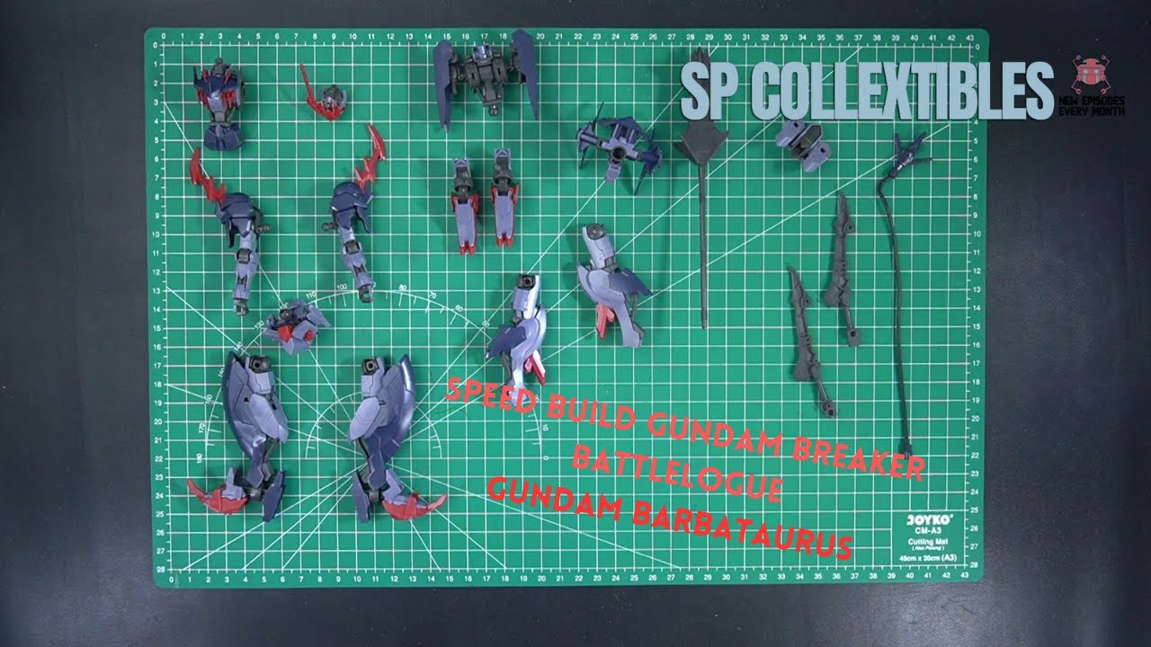 Speed build Gundam Breaker Battlelogue Gundam Barbataurus - YouTube