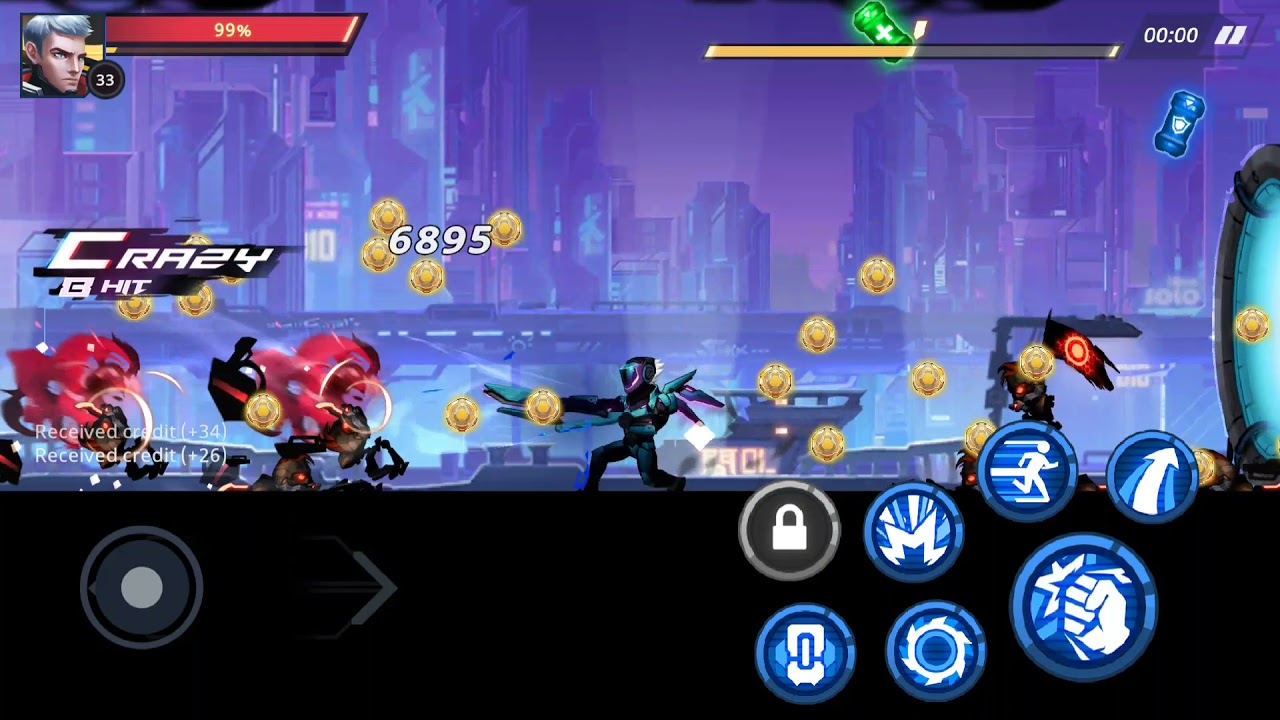 Cyber Fighters Android Gameplay - YouTube