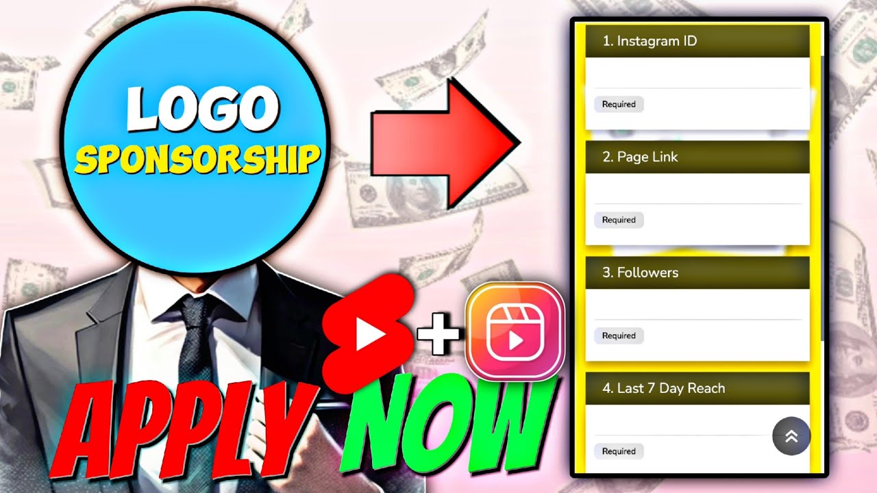 How To Logo SPONSORSHIP For YouTube Shorts and Instagram Reels || Logo ...
