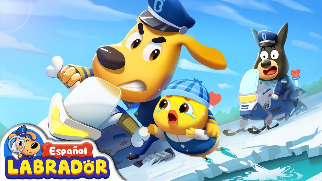 🔍Sheriff Labrador - No Juegues sobre el Hielo | Videos de Niños ...