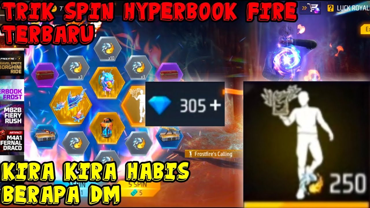 TRIK SPIN TOKEN RING HYPERBOOK FIRE TERBARU||SPIN TOKEN RING HYPERBOOK ...