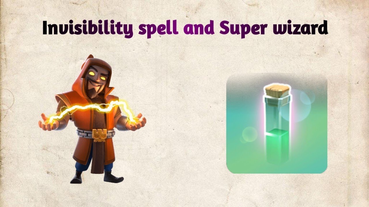 Invisibility spell, super wizard attack in clash of clans#clashofclans ...
