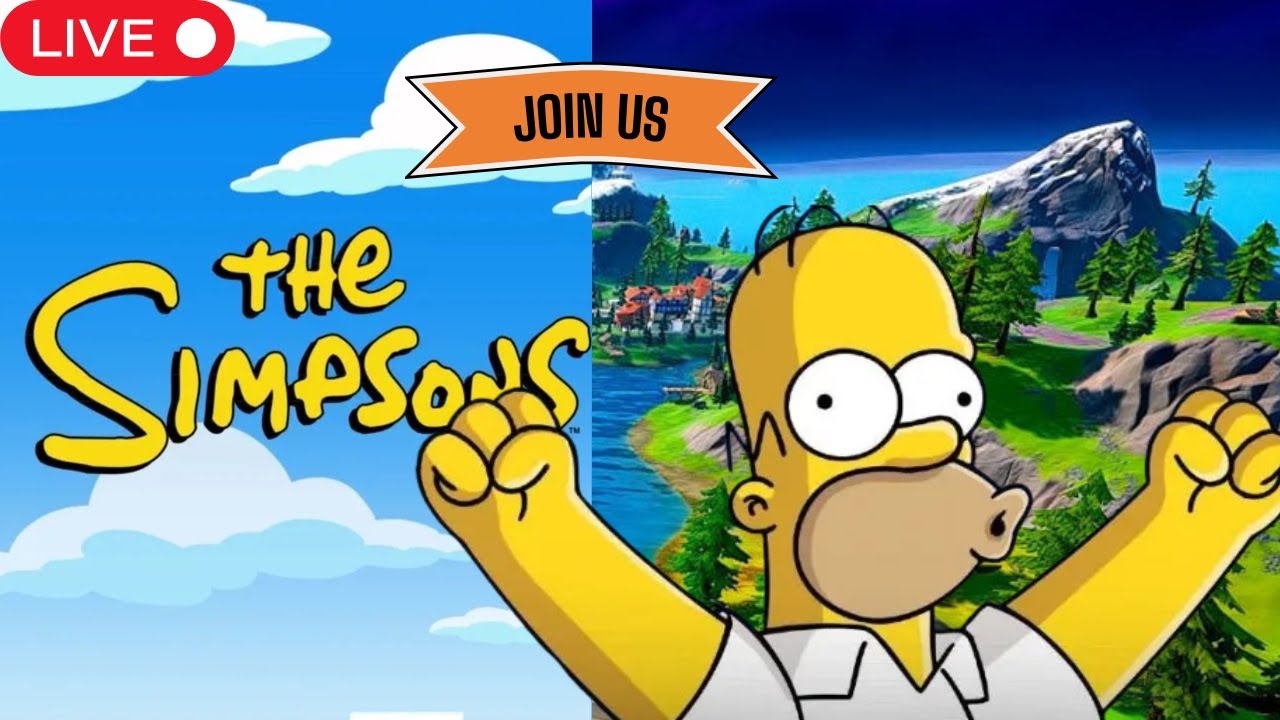 🔴 [LIVE] Fortnite The Simpsons Updates - Battle Royal - YouTube