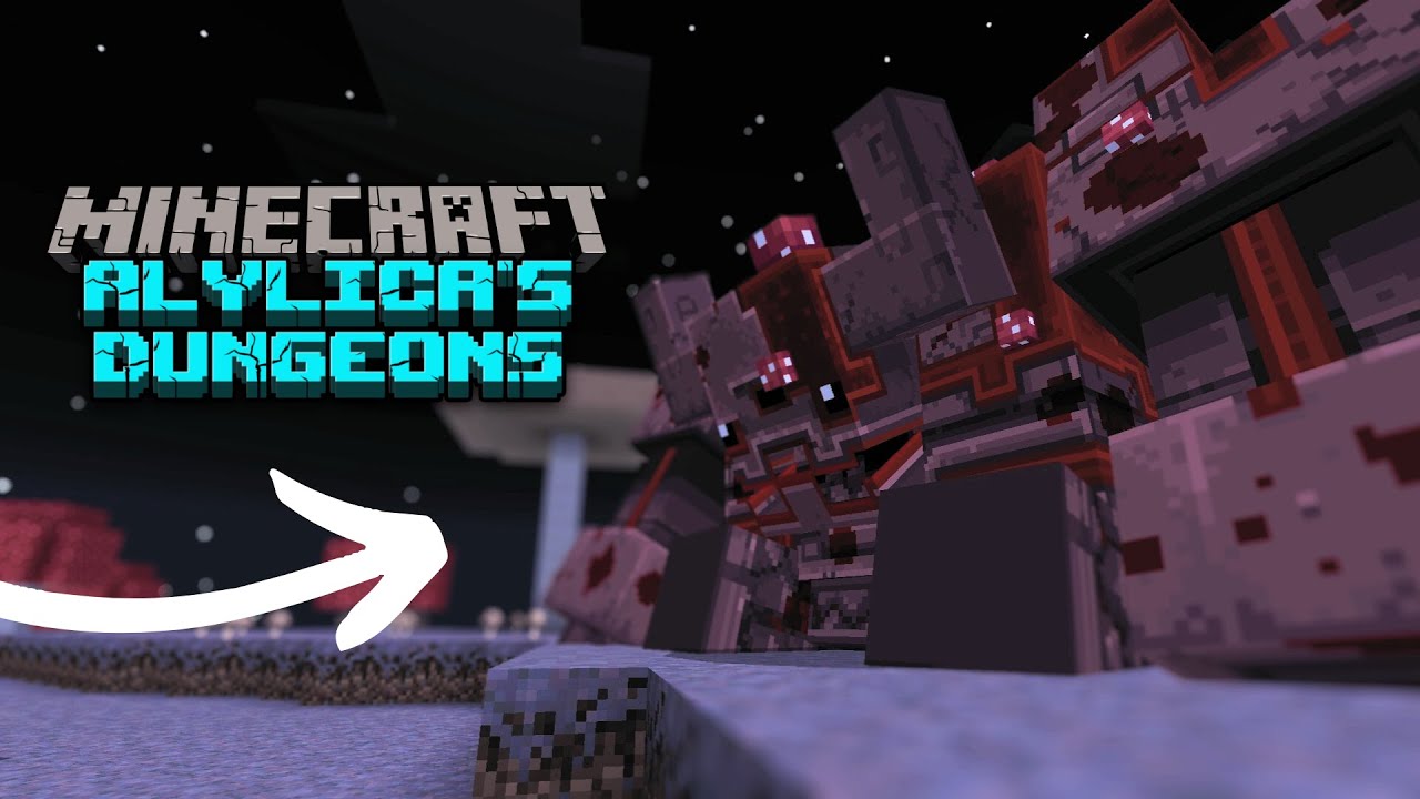 The NEW MINECRAFT DUNGEONS ADDON in Minecraft Bedrock - YouTube