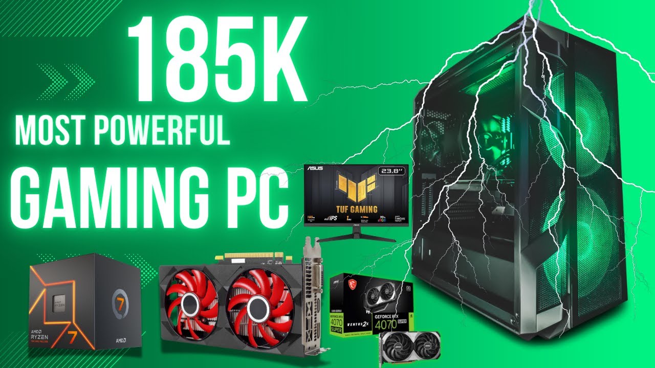 185k MOST POWERFUL Gaming PC Build - ft RTX 4070 SUPER 12GB,Ryzen 7 ...