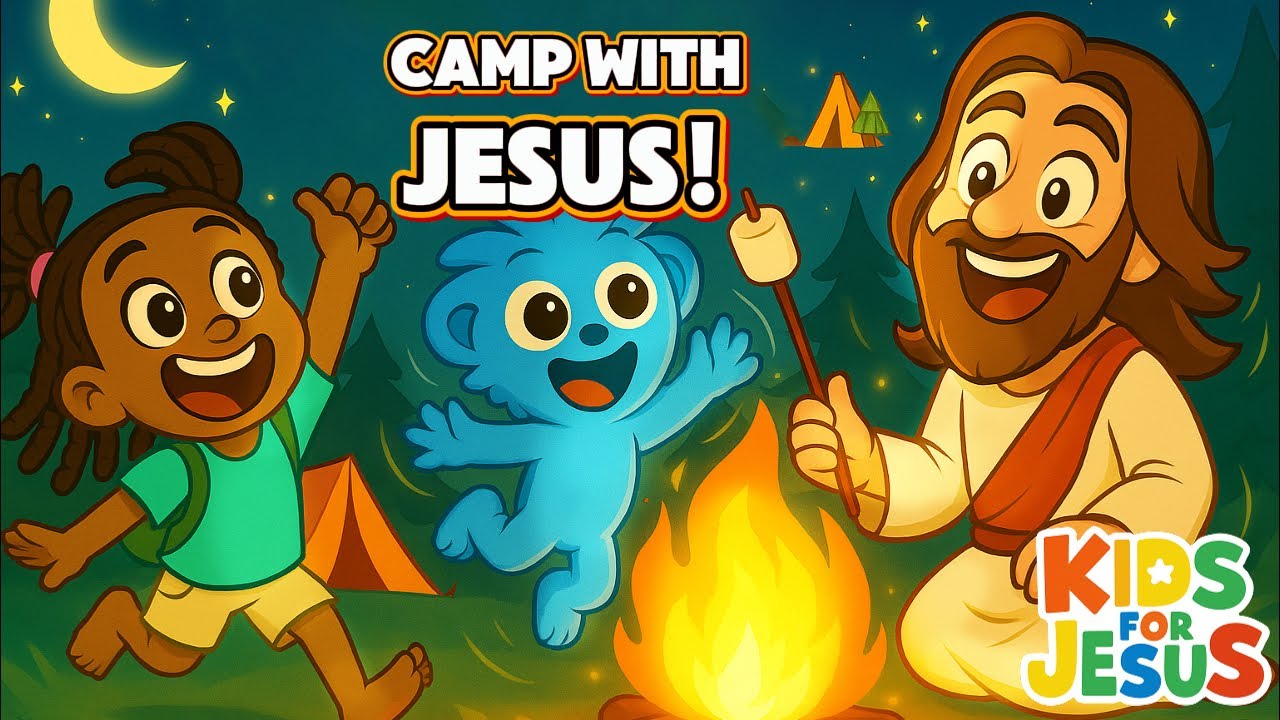 When We Camp with Jesus 🏕️ | Kids Camp Song for Summer - YouTube