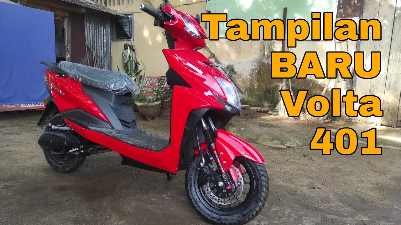 Review Motor Listrik Volta 401 Glosy New Terbaru 2023 - YouTube