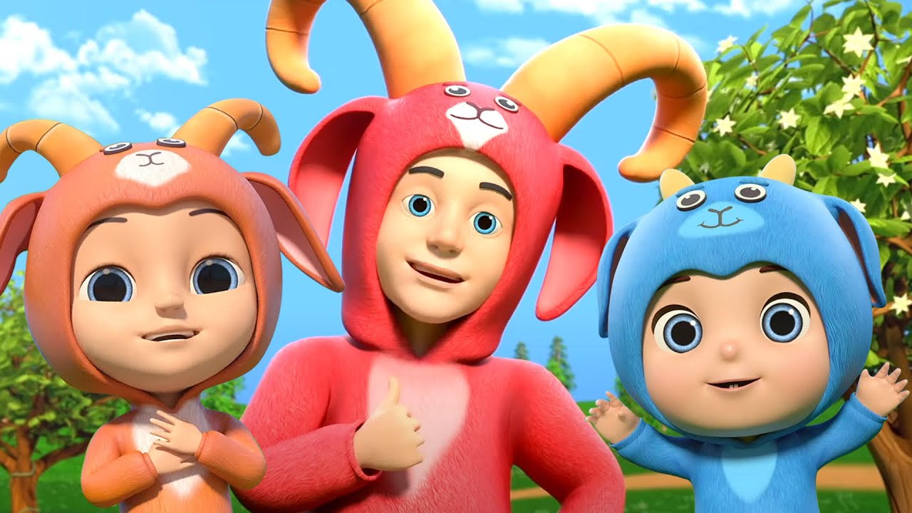 The Story Of Three Billy Goats Gruff and Cartoon Videos for Children ...