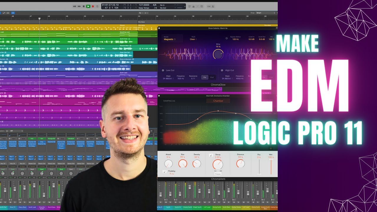 How to Make an EDM Track In Logic Pro 11 (Detailed Demonstration) - YouTube