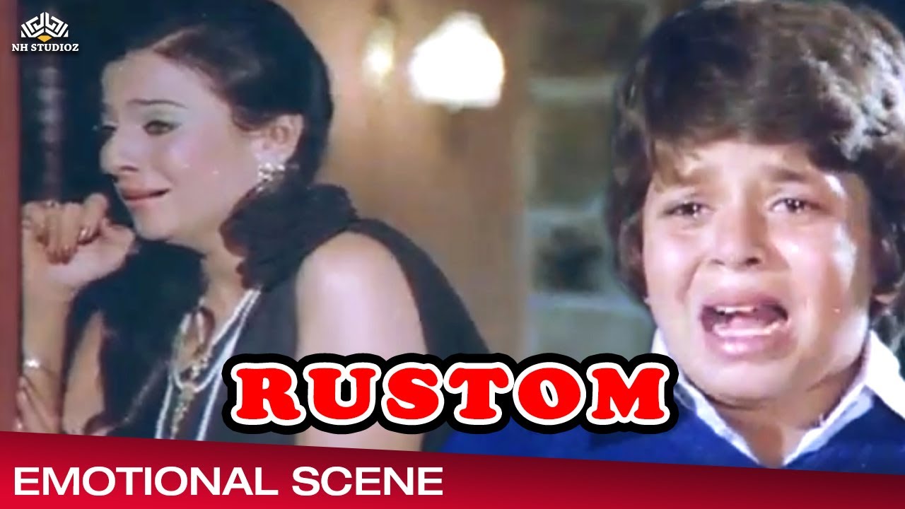 Master Bittoo,Tanuja Emotional Scene From Rustom रुस्तम 1982,Hindi ...