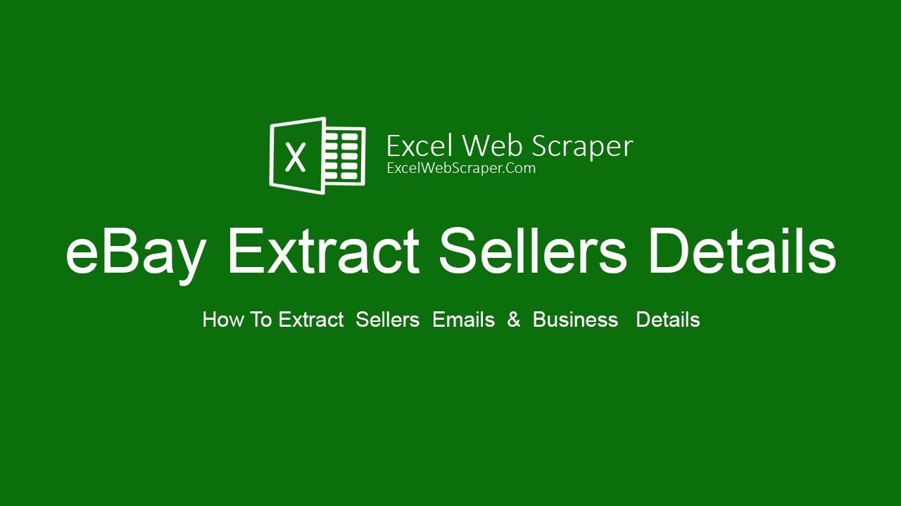 EBay Seller Information YouTube EBay Seller Information YouTube