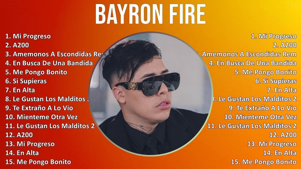 Bayron Fire 2024 MIX Nuevas Canciones - Mi Progreso, A200, Amemonos A Escondidas Remix, En Busca ...