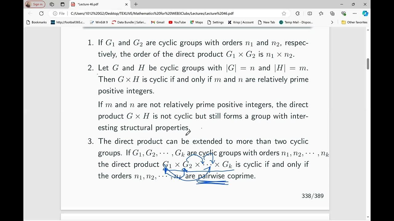 Lecture 46 - Direct Product Of Cyclic Groups Implemented In Rust - YouTube