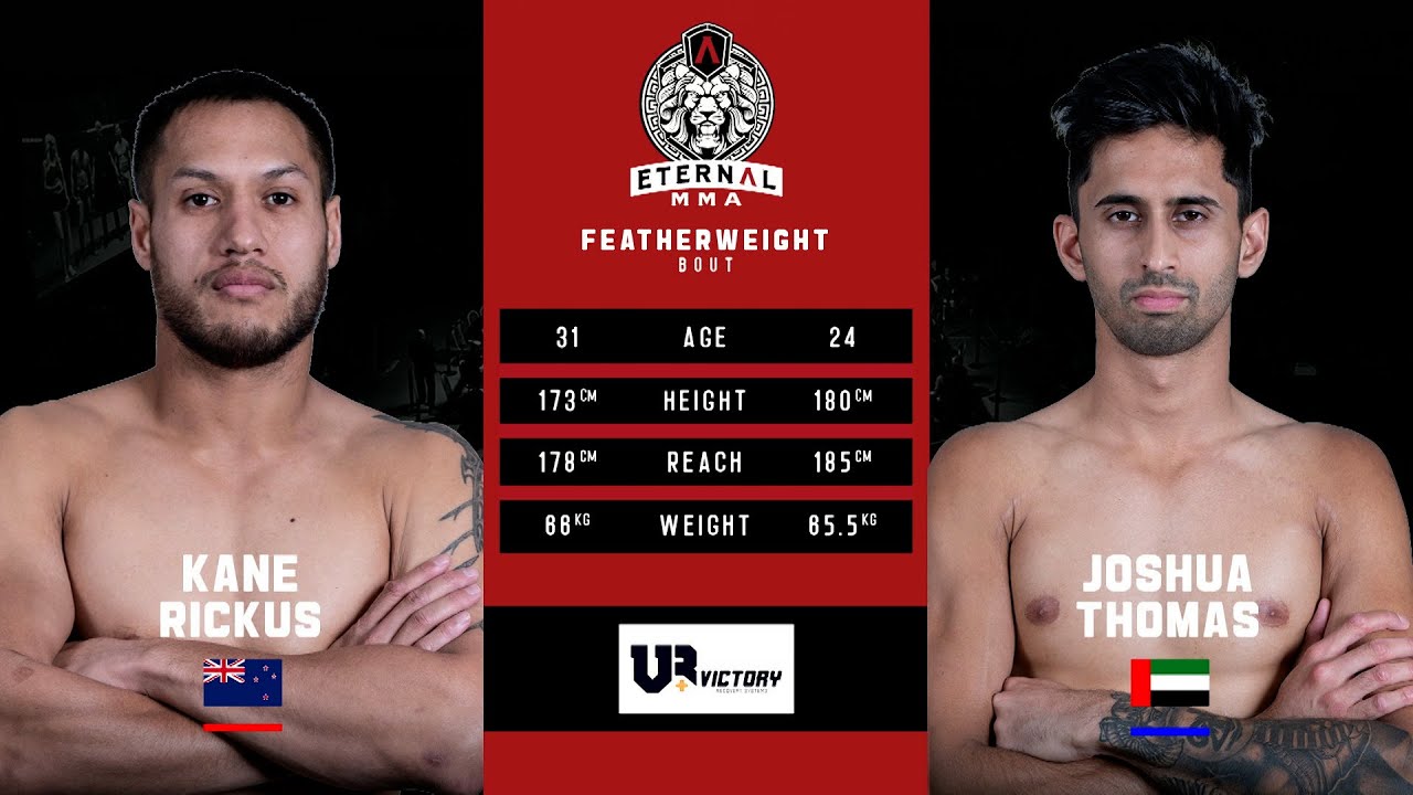 ETERNAL MMA 53 - JOSHUA THOMAS VS KANE RICKUS - MMA FIGHT VIDEO - YouTube