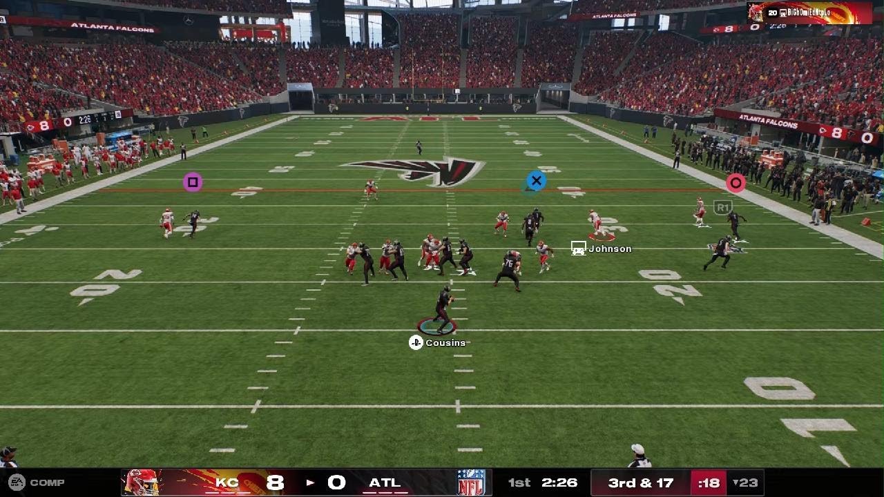 Madden NFL 25 confused em touchdown - YouTube
