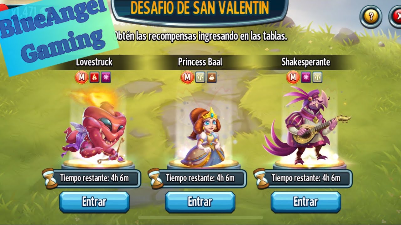 Desafío de san Valentín/Monster Legends - YouTube