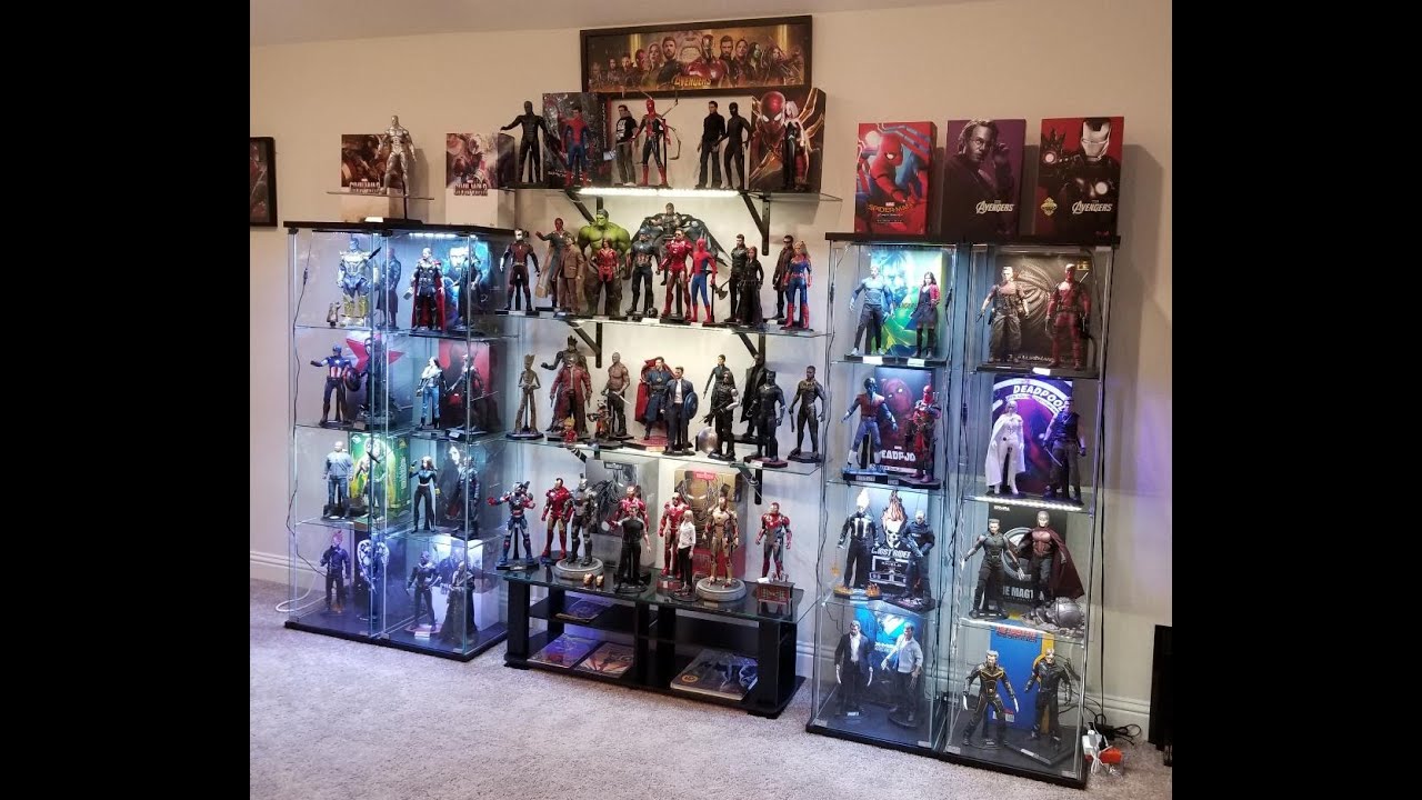 Marvel Room update Hot Toys + 1/6 figures +12" figures - YouTube