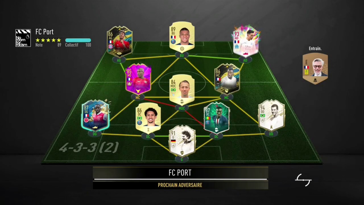 Draft fifa 20 avec match - YouTube