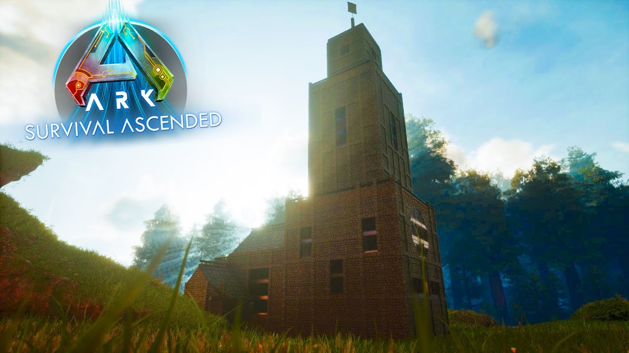 EPIC CHURCH Build In ARK!: ASA The Island pt24 - YouTube