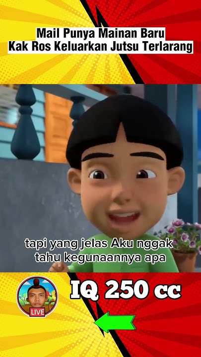 Mail Punya Mainan Baru || Kak Ros Keluarkan Jutsu Terlarang #shorts #funny #upinipin #dubbing ...