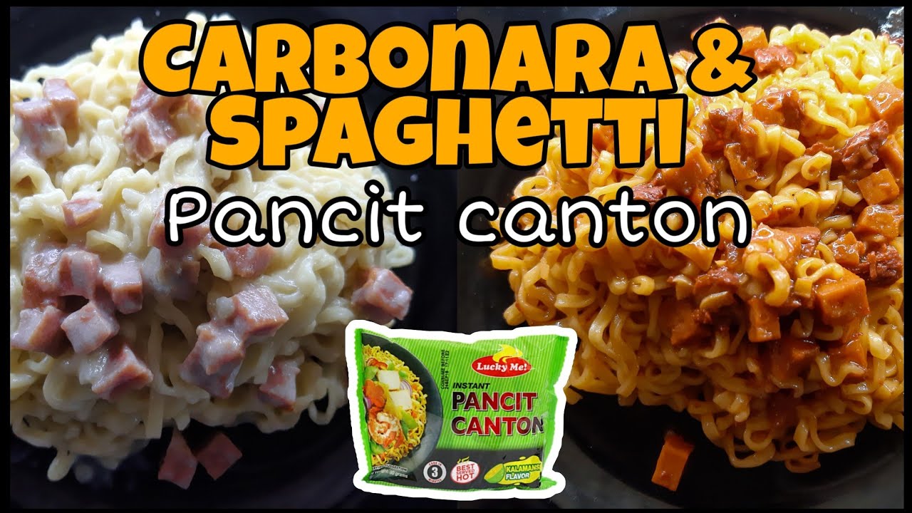 Trending | Carbonara & Spaghetti Pancit Canton | AFOODABLE - YouTube