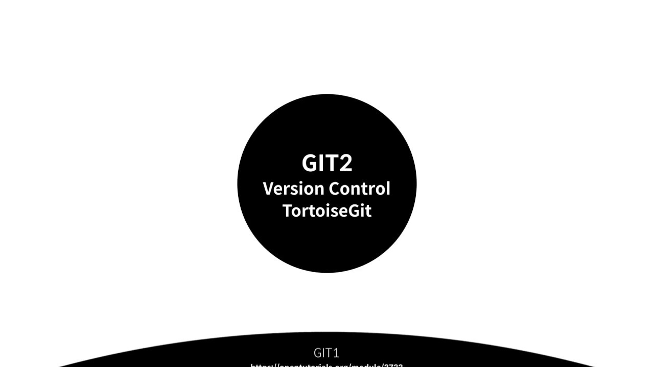 GIT2 - TortoiseGit 1.수업소개 - YouTube