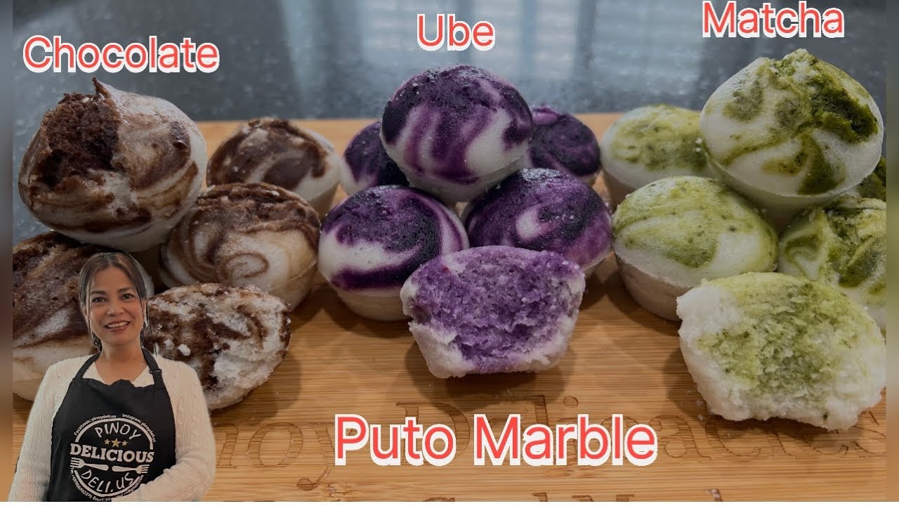 3-FLAVORS PUTO MARBLE | Very Easy to make and super delicious - YouTube