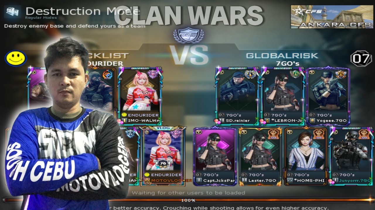 7GO's CLAN VS. ENDURIDER CLAN | CLAN WARS | DM ANKARA CFS | GAMEPLAY ...