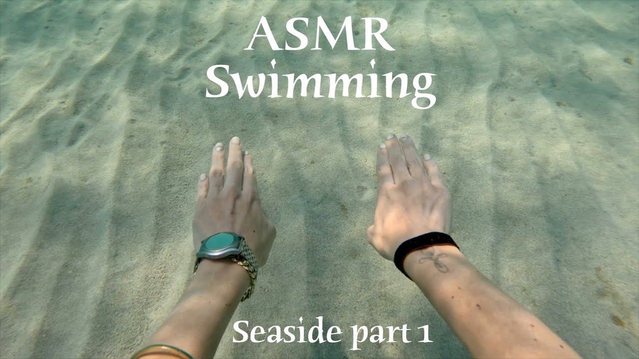 ASMR 🌙 Swimming in the sea - Underwater sounds, waves, breathing ...