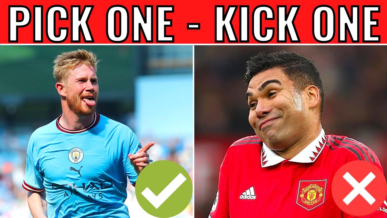 Build Your Football Team 😱 ( Pick One - Kick One ) - YouTube