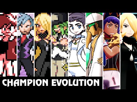 Pokémon Game : Evolution of Champion Battles (1996 - 2021) - YouTube
