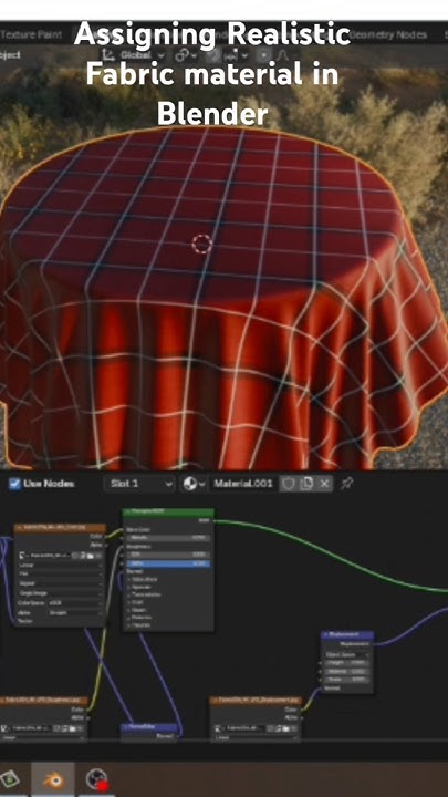 Assign Realistic Fabric Material in Blender | How to Assign it #3d #blender #texturing - YouTube