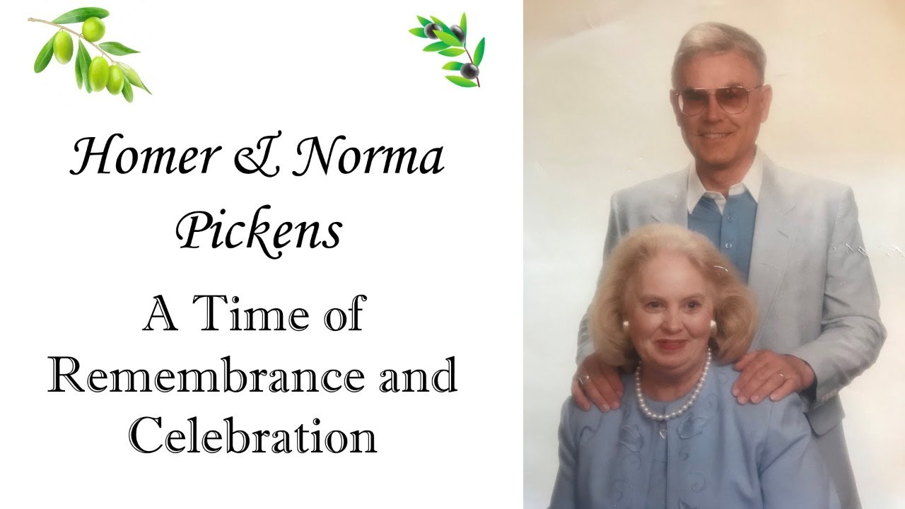 Homer & Norma Pickens Memorial Service - YouTube