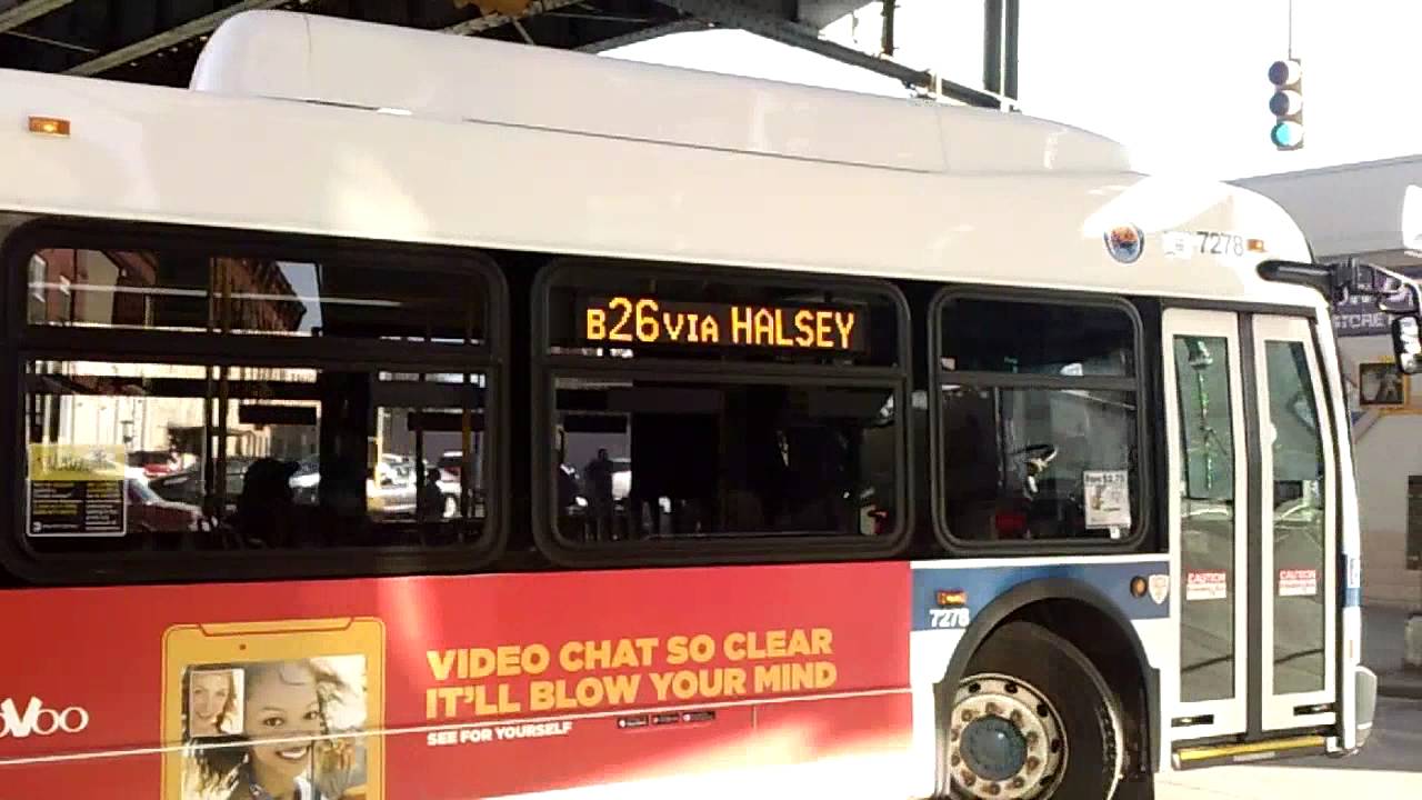 720p⁶⁰ NYCT Bus: 2015 New Flyer XD40 Xcelsior 7278 B26 Bus@Broadway ...