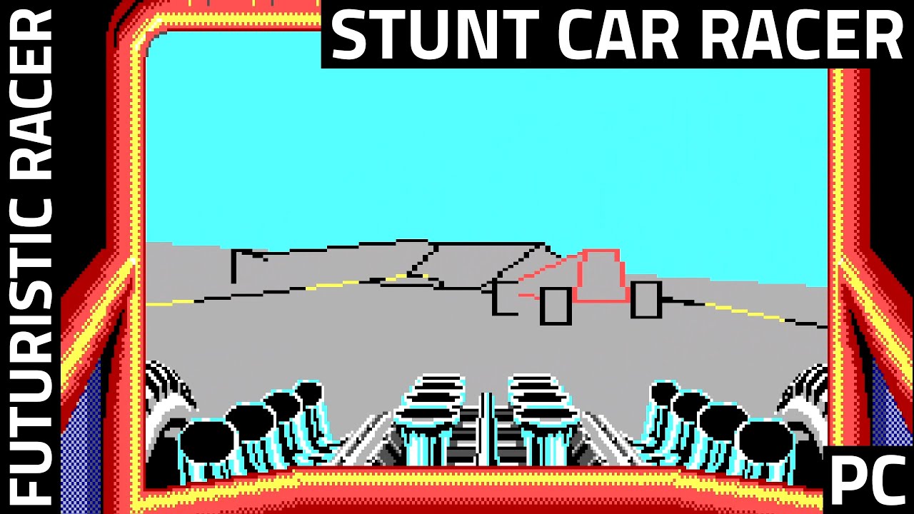 Stunt Car Racer (1989) - PC Futuristic Racing Games - YouTube