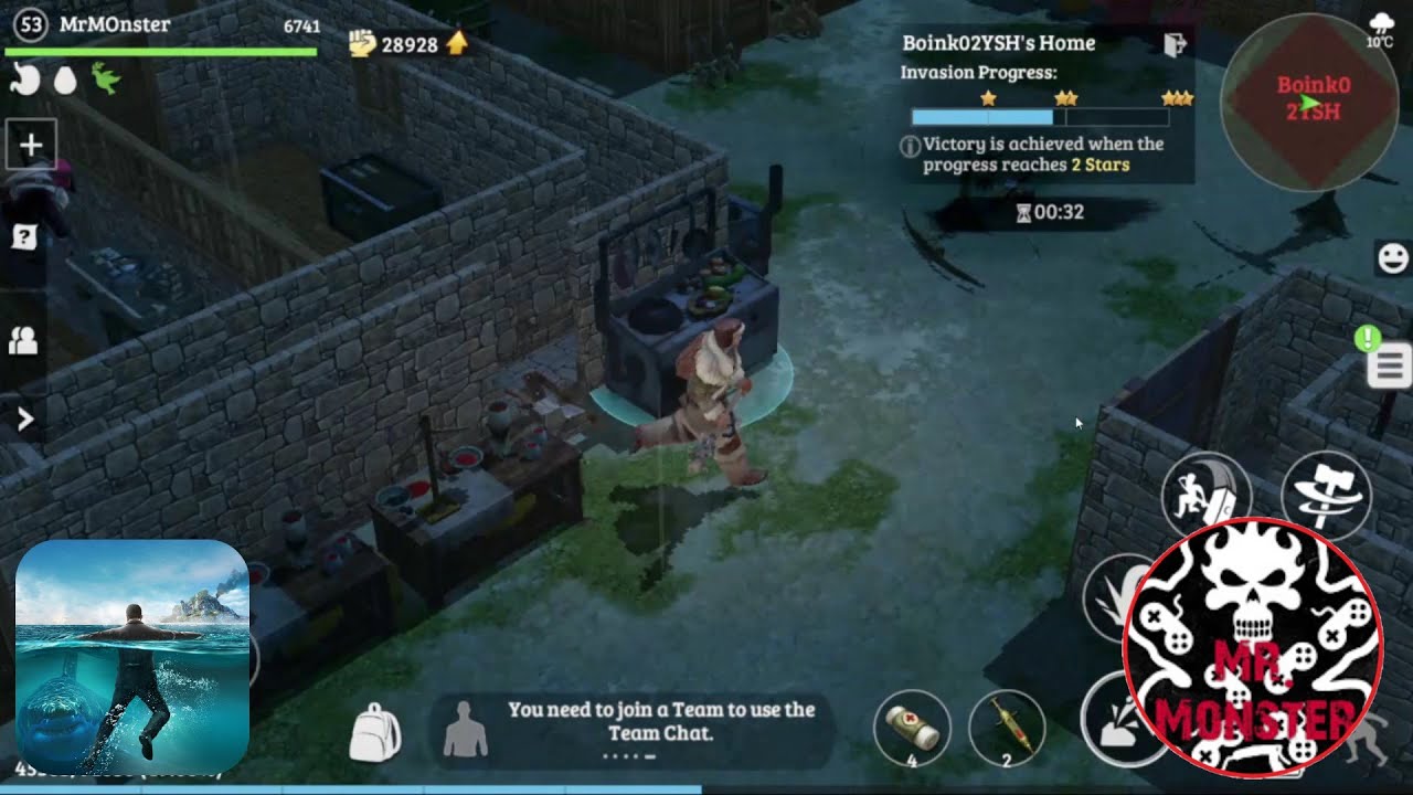 LOST In Blue(Global)/ I Raided A Base With Level 4 wall All Around It ...