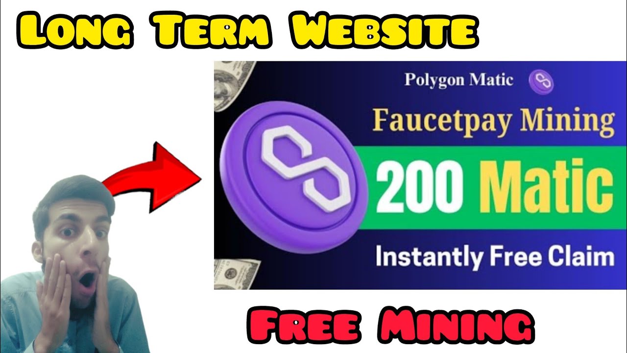 Matic Faucet | Polygon Matic Mining Faucetpay | Free Earning Site - YouTube