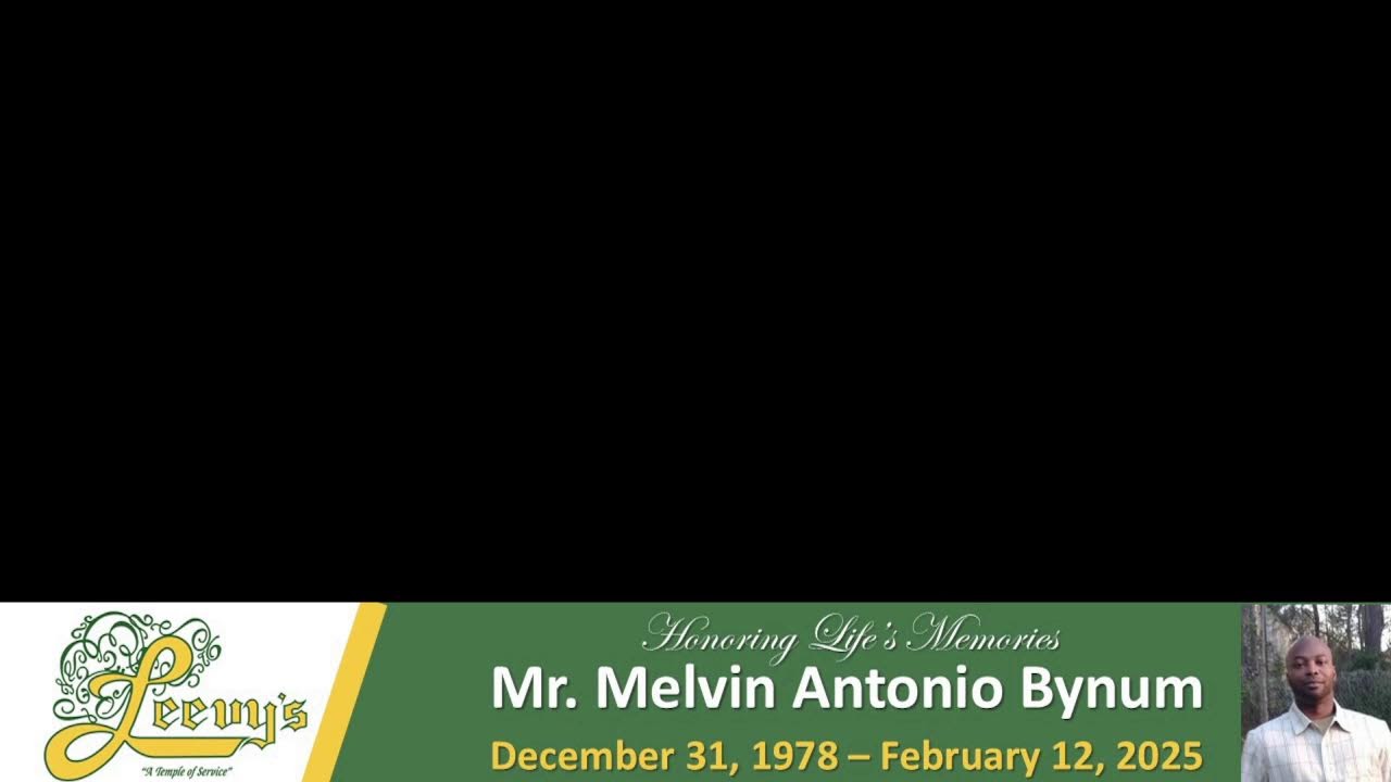 Mr. Melvin Antonio Bynum - February 22, 2025 - YouTube